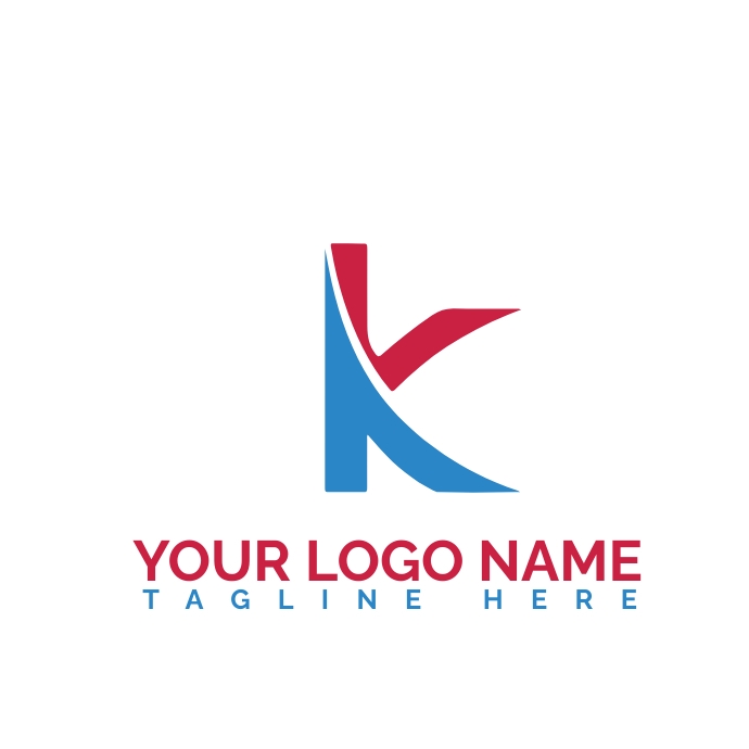 Copy of K logo design| Company logo | PosterMyWall